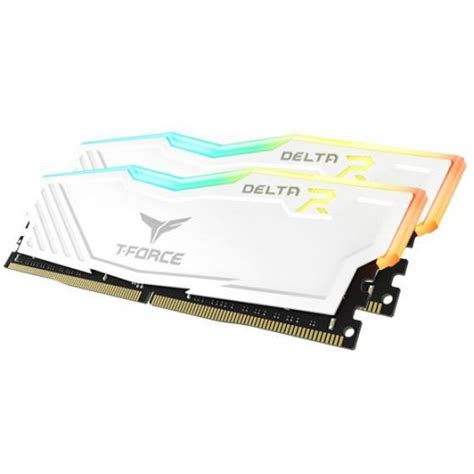 16gb 2x8gb Ddr4 3200mhz Cl16 T Force Delta Rgb Memory White Crox