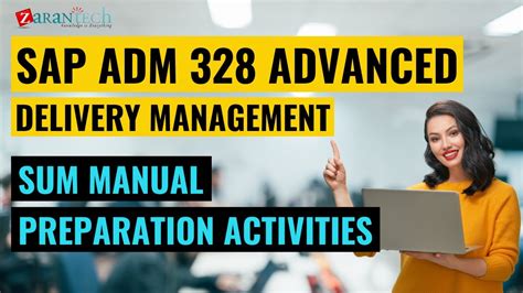 Sum Manual Preparation Activities Sap Adm328 Advanced Delivery