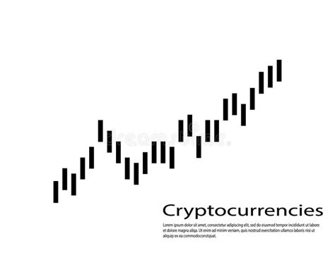 graph of cryptocurrency graphics and analytics of cryptography stock