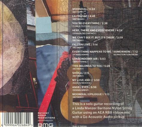 Pat Metheny Moondial Cd At Juno Records