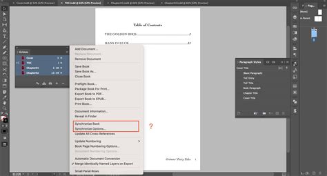 Solved Synchronize Book And Synchronize Options Adobe Community