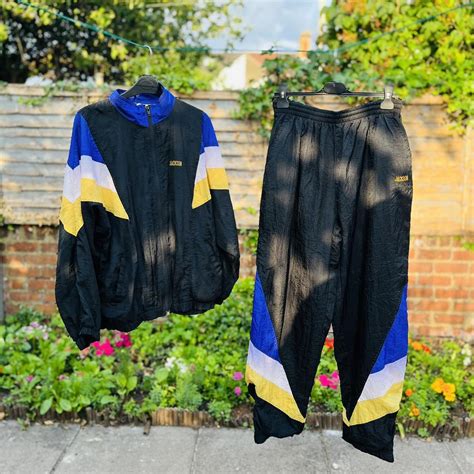 Vintage Shell Suit Size S Two Piece Shell Trouser Depop