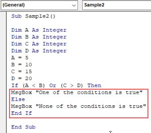 VBA OR How To Use Excel VBA OR Function With Examples