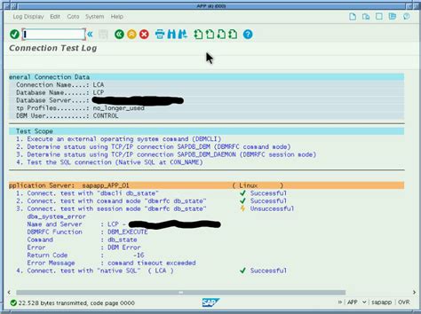 solved timeout in lc10 determining version info sap community