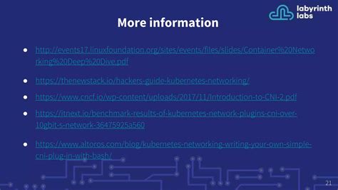 Comparison Of Existing Cni Plugins For Kubernetes Ppt