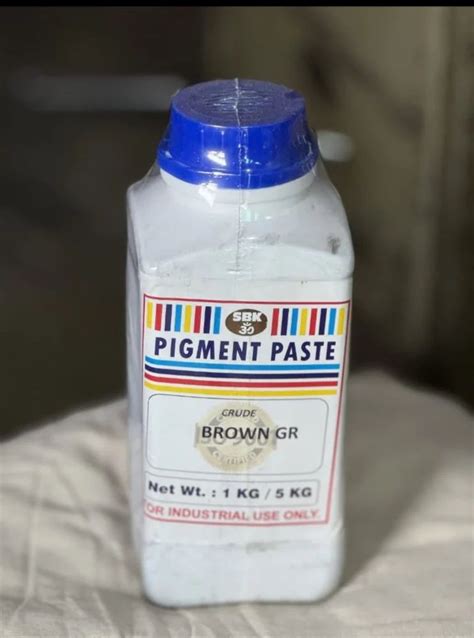 Pigment Paste Brown Gr 1 Kg At ₹ 380kg In Jaipur Id 2854596441930