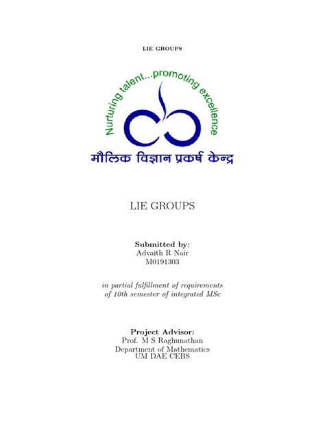 Lie Groups Pdf Lie Groups Lie Algebra