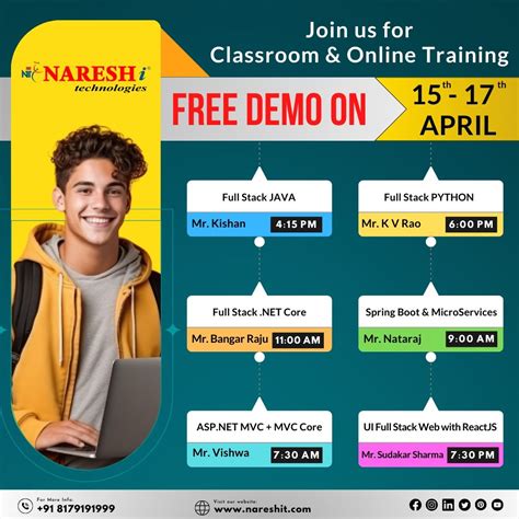Naresh I Technologies On Linkedin Java Selenium Devops