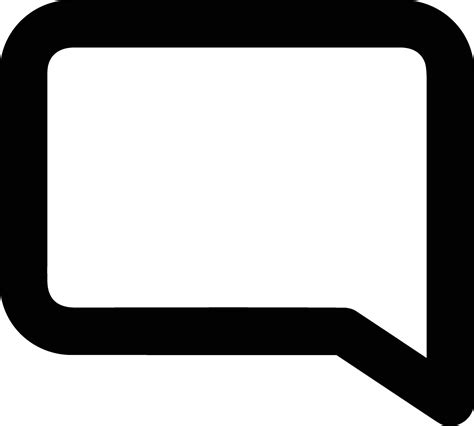 Comment Icon Symbol Image For Element Design Chat And Communication