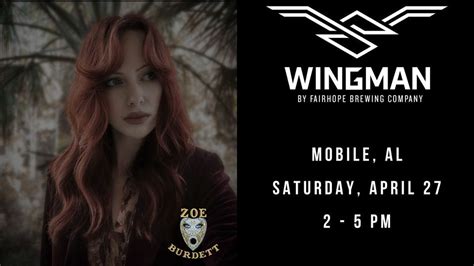 Zoe Burdett Live At Wingman Brewing Company Wingman Brewing Mobile