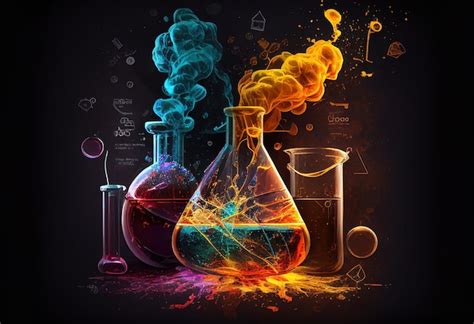 Premium Photo Art Of Chemistry Of Laboratory Chemical Illustration Ai Generative
