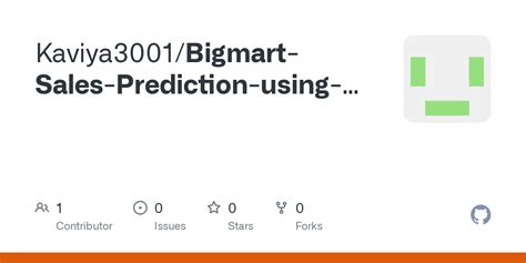 Github Kaviya3001 Bigmart Sales Prediction Using Machine Learning
