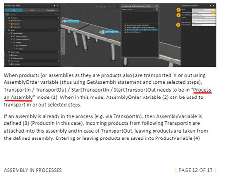 Palletizing Assembly With Robot Process Modeling Visual Components