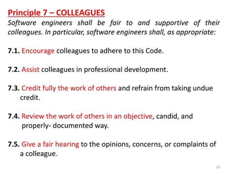 13 PP II IEEE CS ACM Code Of Ethics 1 Pptx