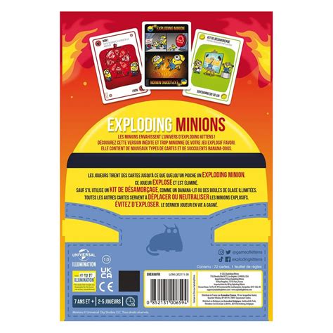 Exploding Minions Jeux De Société Exploding Kittens