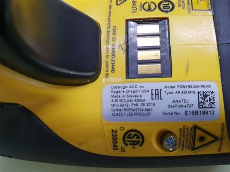 Powerscan M8300 Readers Industrial Handheld Laser Bar Code Reader