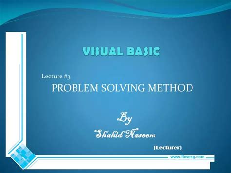 ppt visual basic powerpoint presentation free download id 3128999
