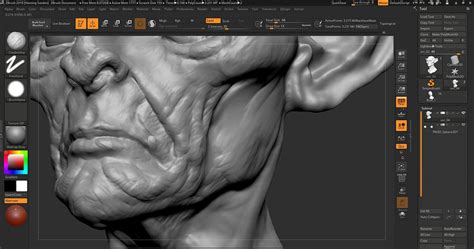 Zbrush教程 Zbrush雕刻基础教程 概念兽人雕刻建模教程 中英字幕 设计