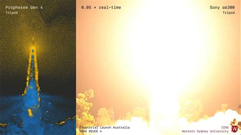 Rocket Launch From A Neuromorphic Camera Events Vs Frames Youtube