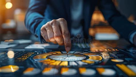 Benchmarking Or Product Life Cycle Concept Businessman Compare Or Plan