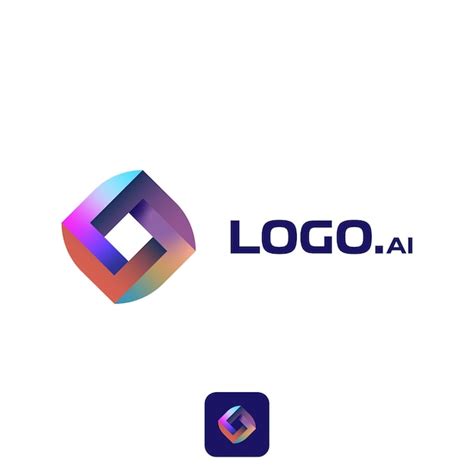 premium vector ai tech logo design
