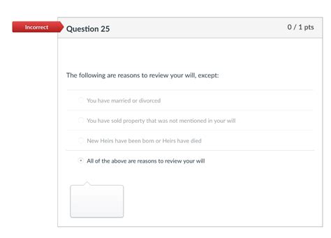 Solved 0 1 Pts Incorrect Question 25 The Following Are