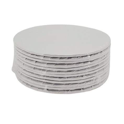 Enjay Cake Board Round White 8x1 4 Fun Foods Canada