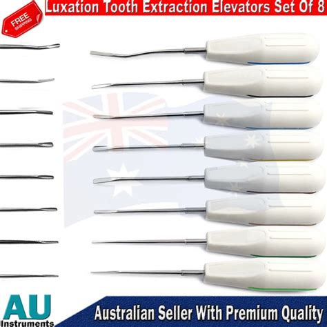 Surgical Dental Luxating Luxation Elevators Root Extraction Extracting