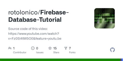 Github Rotolonicofirebase Database Tutorial Source Code Of This