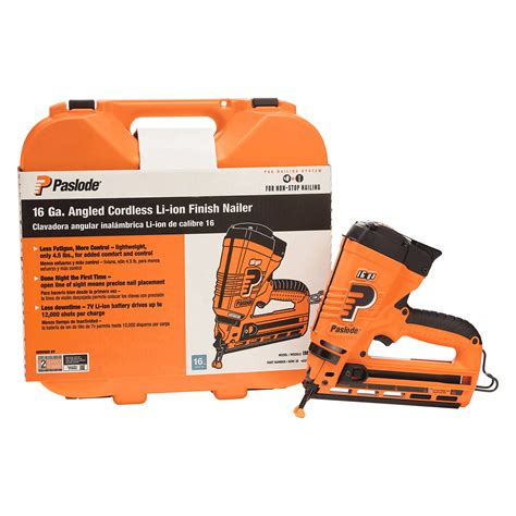 Cordless 16 Ga Angled Finish Nailer Paslode