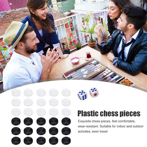 30 шт пластиковые шашки 22 мм шахматные фигуры Нарды для детей и взрослых настольная игра