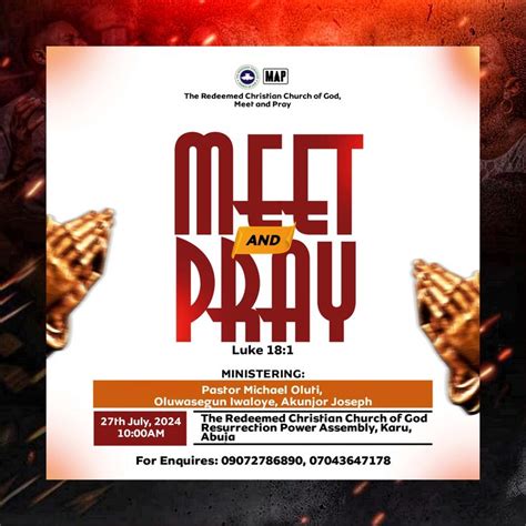 Church Prayer Flyer Design In 2024