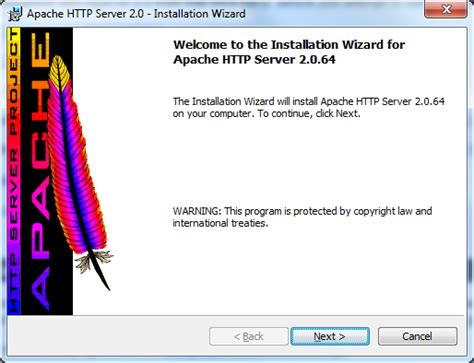 instalación básica del servidor web apache en windows sitio web de