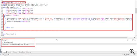 No Idea To Solve 2 Warning Sign Trading Signals Mql4 And Metatrader