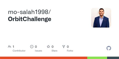 GitHub Mo Salah OrbitChallenge