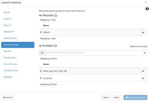 How To Use Security Groups In Horizon On Cloudferro Cloud — Cloudferro Cloud 001 Documentation