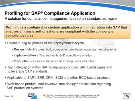 Ppt Profiling For Sap Compliance Management Access Control An Powerpoint Presentation Id