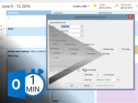 How To Schedule Recurring Meetings In Outlook 2013