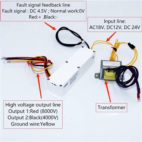 High Voltage Electrostatic Generator 12v Diy Kit Dual Output 4and8kv For