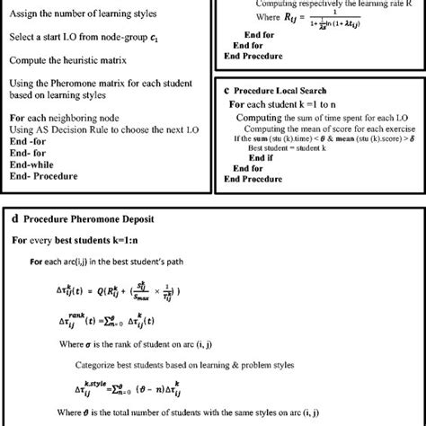 Proposed Algorithm In Pseudo Code A Pseudo Code Of Construct Solution