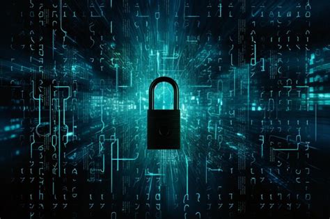 Digital Data Security System Cyber Security Big Data Analysis Illustration Premium Ai