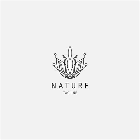 Premium Vector Tulip Flower Line Art Logo Minimalist Contour Drawing