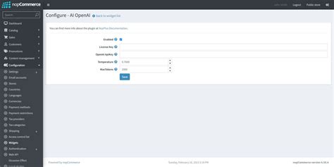 openai product description generator nopcommerce