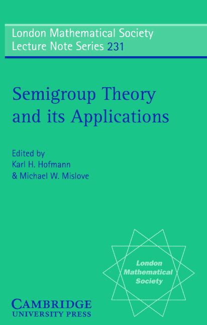 Semigroup Theory And Its Applications