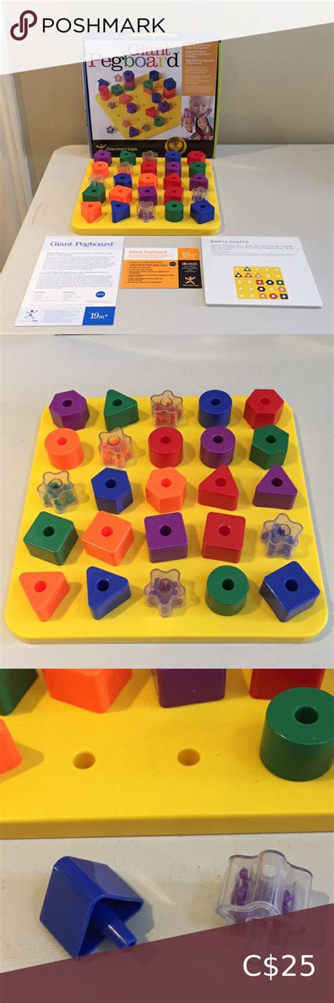 Discovery Toys Giant Pegboard Learning Educational Toy Award Winner Discovery Toys