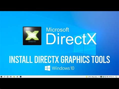 How To Install Directx Graphics Tools On Windows 10 Youtube How To