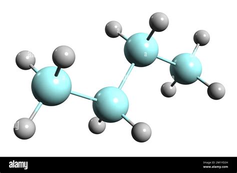 3d Image Of Tetrasilane Skeletal Formula Molecular Chemical Structure Of Silane Isolated On