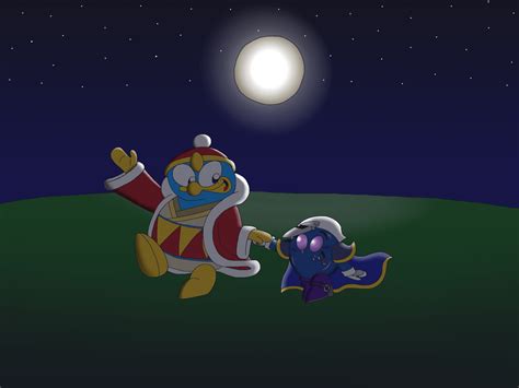 Kirby Dancing In The Moonlightredraw By Gameandshowlover On Deviantart
