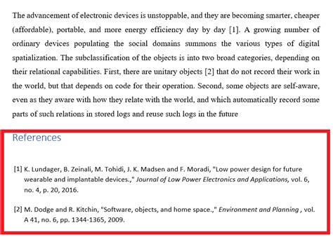Guide To Ieee Referencing Using Ms Word