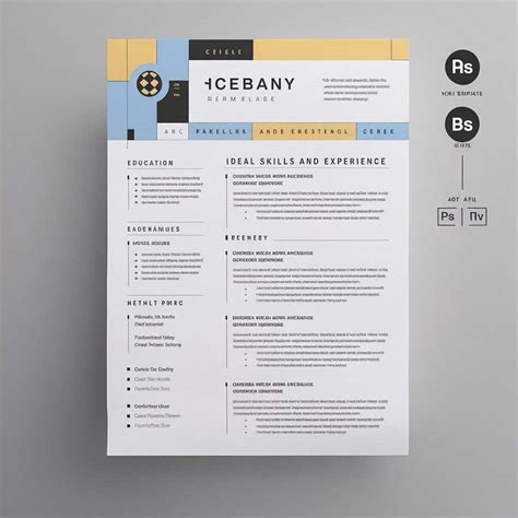 Entry 14 By Yeasmin2927 For Creative Word Resume Template Design